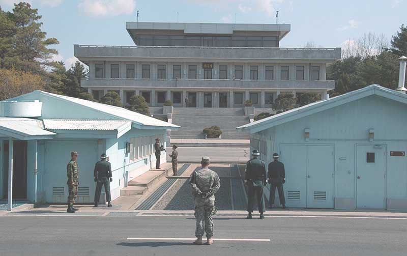 North Korea Border Checkpoint