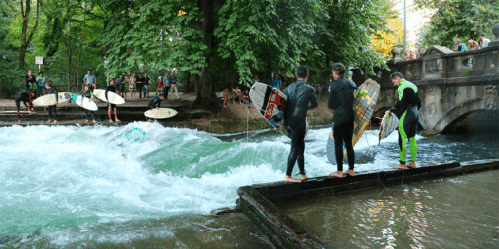 Munich's Surfers - The Eisbach on the Isar River | Bucket List Events